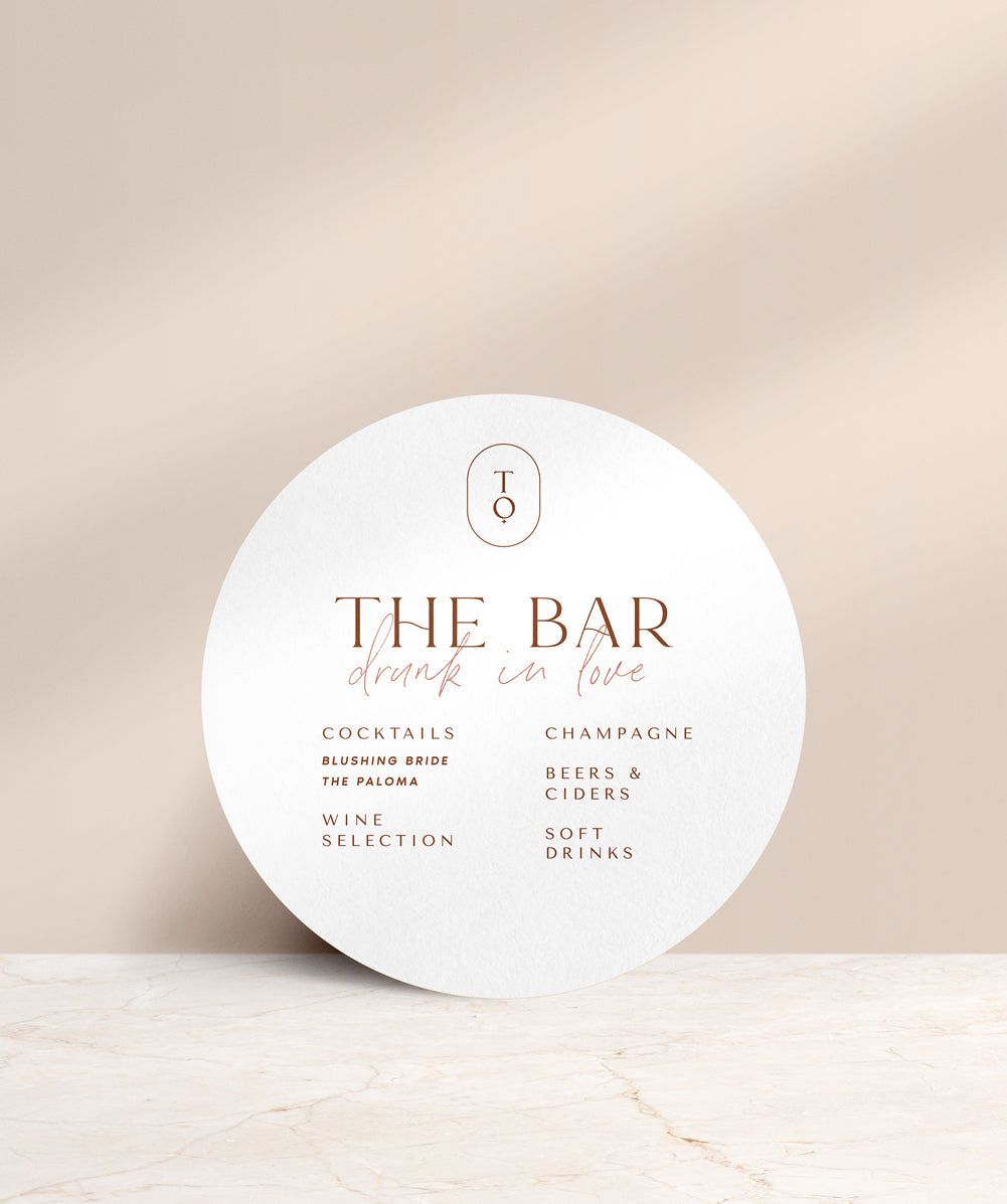 Organic Love Bar Signage – Love Wildly Design Co.