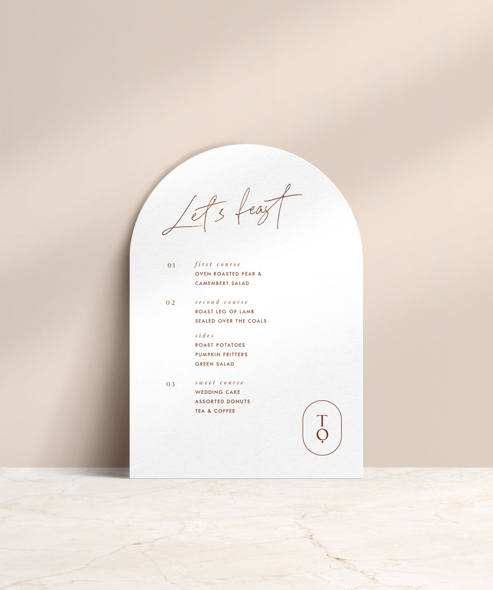 Organic Love Menu – Love Wildly Design Co.