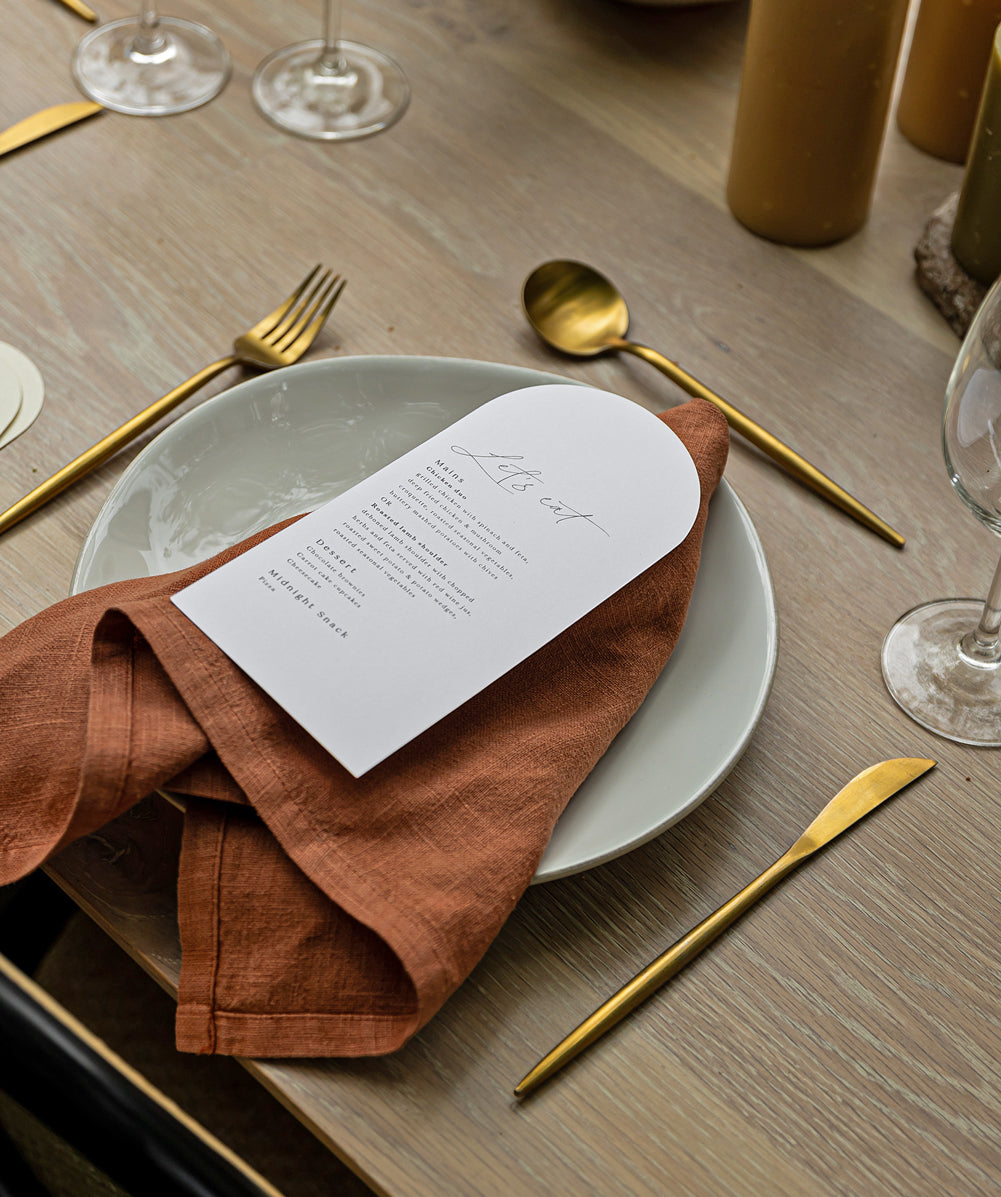 Organic Love Menu & Name Card Combo – Love Wildly Design Co.